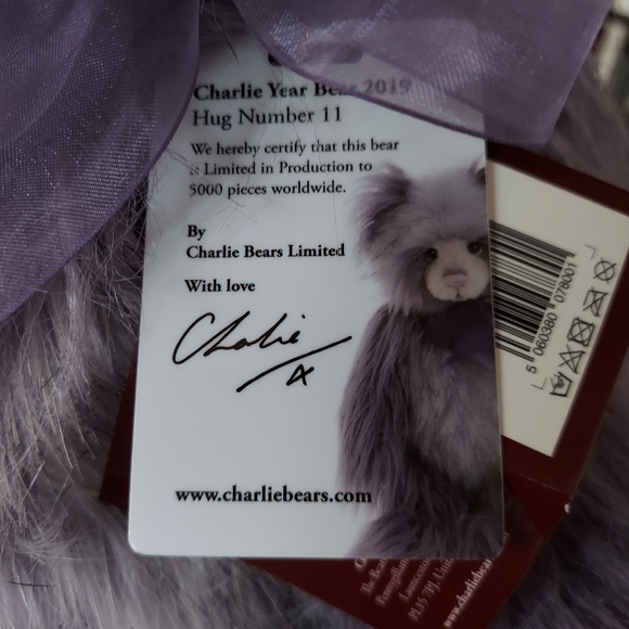 charlie besrs | Other | Charlie Bear Limited Edition 29 Nwt | Poshmark